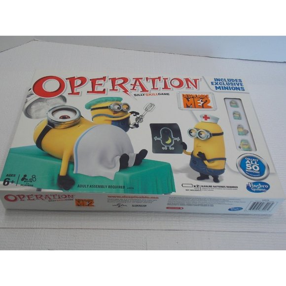 Hasbro | Games | Hasbro Despicable Me 2 Minions Operation Family Fun ...